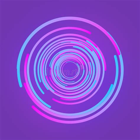 Abstract 3d Rendering Composition Of Multicolored Circles Computer