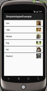 SimpleAdapter Tutorial With Examples In Android Studio Abhi Android