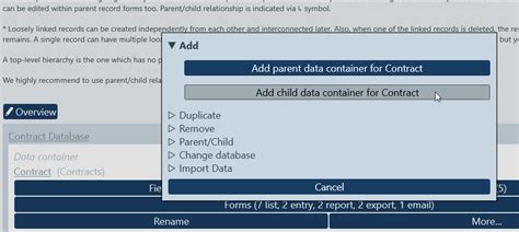 Recordsmanager Repositories And Data Containers Altova