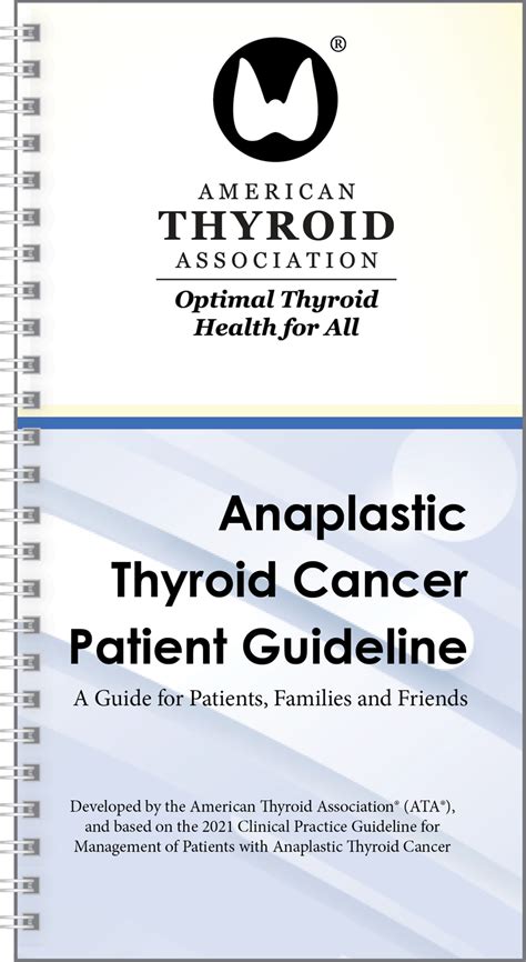 Anaplastic Thyroid Cancer Patient Guideline Guidelines Pocket Guide