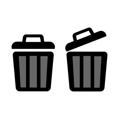 Garbage Can Vector Design 15938060 Vector Art At Vecteezy