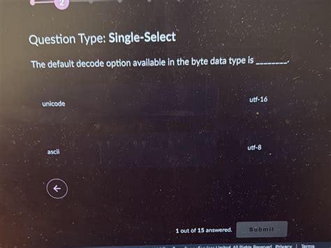 The Default Decode Option Available In The Studyx