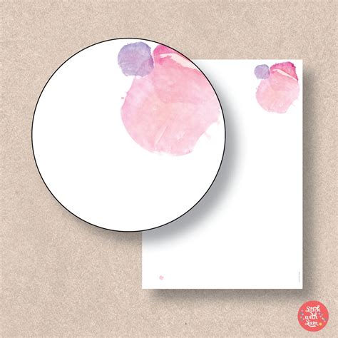 A A Letter Half Size Printable Planner Pink All Purpose Etsy Australia