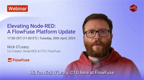 Video Flowfuse On Linkedin Flowfuse Nodered Webinar