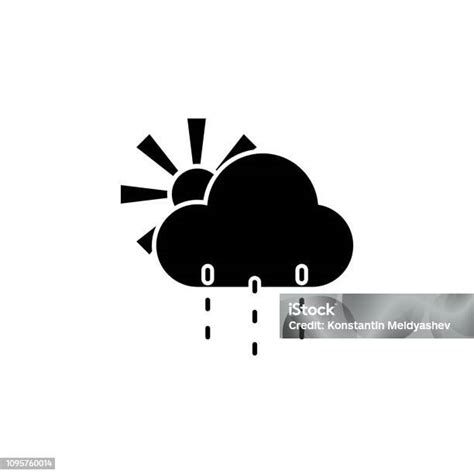 태양 구름 비 아이콘입니다 날씨 Ui와 Ux 웹사이트 또는 모바일 응용 프로그램에 대 한 설정의 간단한 문양 벡터 0명에 대한 스톡 벡터 아트 및 기타 이미지 Istock