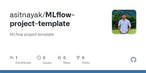 github asitnayak mlflow project template mlflow project template