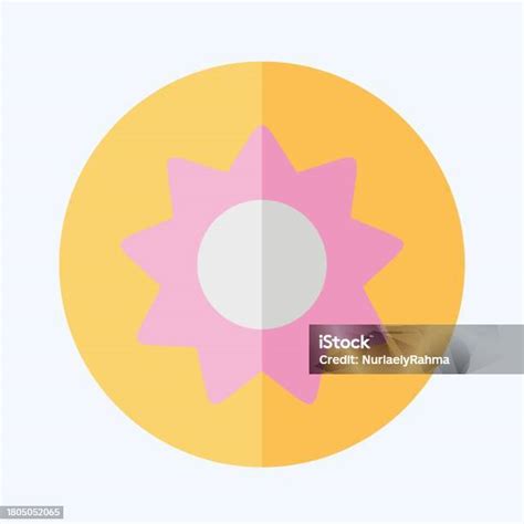 아이콘 도넛 커피 기호와 관련이 있습니다 플랫 스타일 심플한 디자인 편집 가능 간단한 일러스트레이션 고급에 대한 스톡 벡터 아트