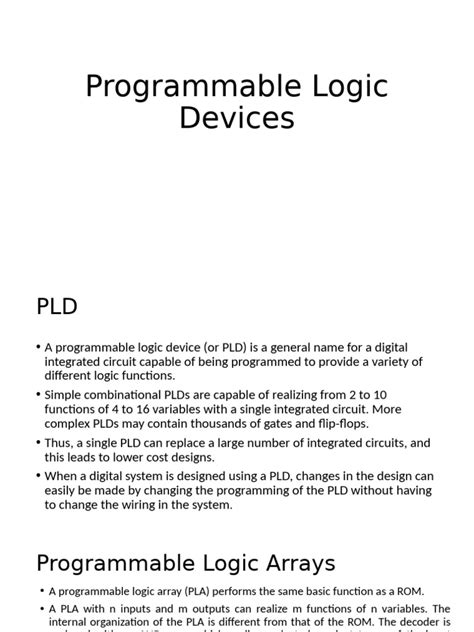 Programmable Logic Devices Pdf Field Programmable Gate Array