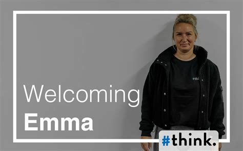 Welcoming Emma Head Strategic Business Development Manager