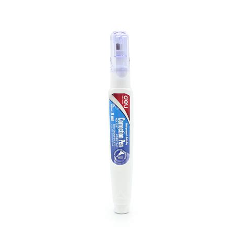 Correction Pen 8ml Box 12 Deli Razor Stationery