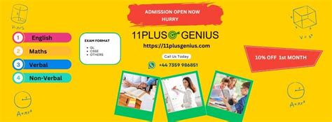 11 Plus Exam 11 Plus Genius 11 Plus Exam Entrance Preparation