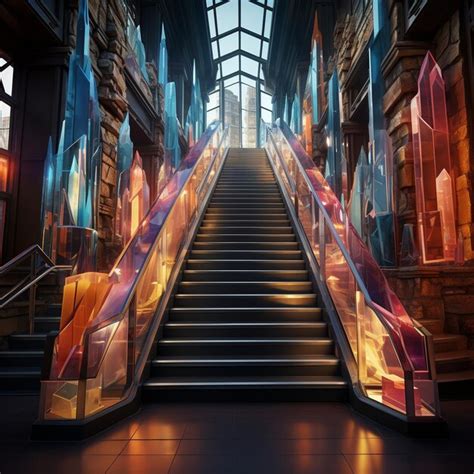 Premium Ai Image Mesmerizing Abstract Illustrations With Geometric Shapes