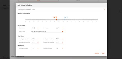 Creating Applying And Editing Special Schedules Climavision