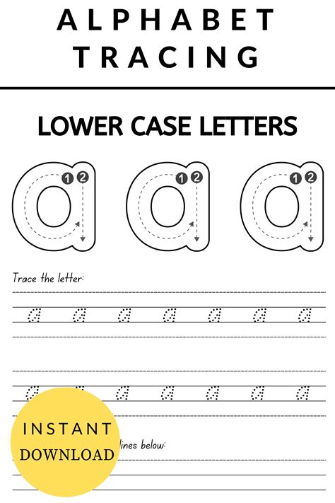 Alphabet Tracing Worksheets Abc Tracing Alphabet Worksheets Preschool