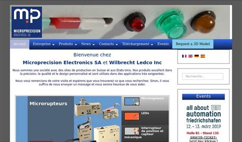 Limit Switch With Integrated Led Status Indication Microprecision Electronics Sa Story Pressebox