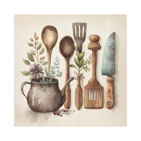 Cute Rustic Kitchen Farmhouse Metal Print Zazzle Kitchen Art Prints Kitchen Wall Art