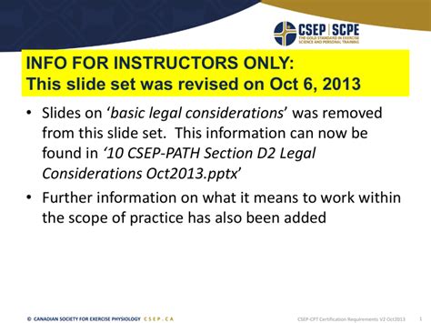 Csep Cpt Scope Of Practice And Certification Requirements