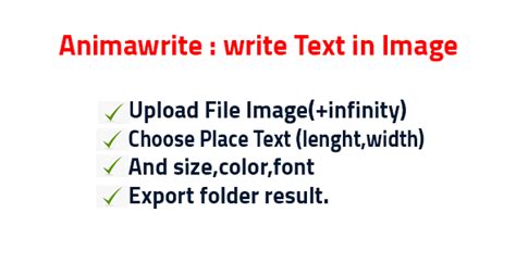 Animawrite Write Text In Images Code Market