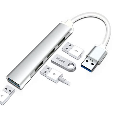 Super Speed Aluminium Port USB Hub Powered Hub Ultra Slim Adapter AxGear Ca