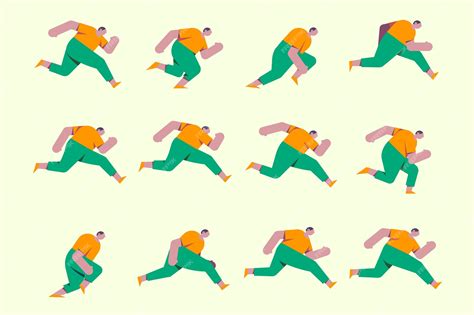 Premium Vector Hand Drawn Animation Frames Element Collection