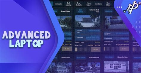 [sale] [paid] [qbcore] [esx] [standalone] 💻 Advanced Laptop System Job Contacts Quests