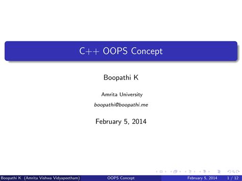 C Oops Concept Pdf