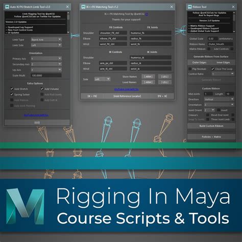 Rigging In Maya Script Pack