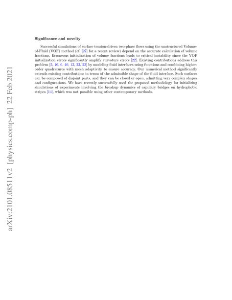 Pdf Computing Volume Fractions And Signed Distances From Triangulated Surfaces Immersed In