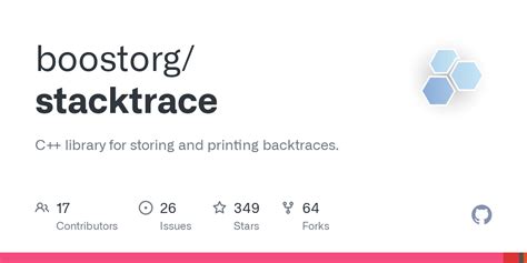 Stacktrace Backtrace Cpp At Develop Boostorg Stacktrace GitHub
