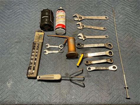 Flat Of Stanley Sockets Crescent Wrenches Ratche Hamilton Maring Auction Group