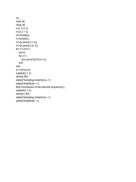 Linear Convolution Pdf