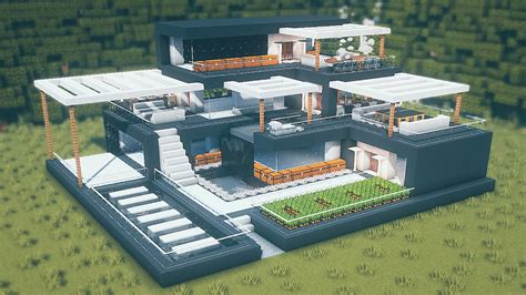 마인크래프트 현대식 집 청사진