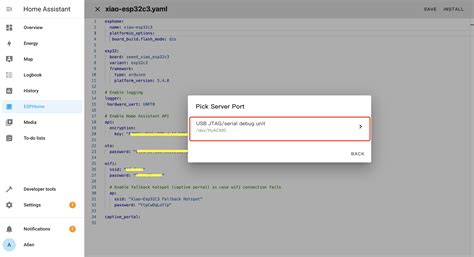 ESPHome Support On Seeed Studio XIAO ESP C Seeed Studio Wiki
