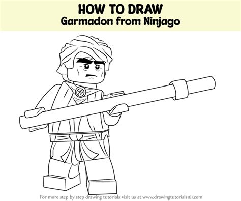 How To Draw Garmadon From Ninjago Ninjago Step By Step Drawingtutorials Com