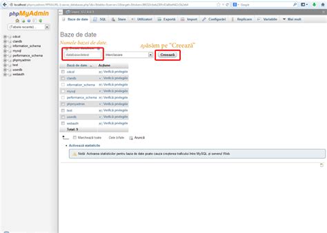 Mysql 1 Crearea Unei Baze De Date Tutoriale Penet