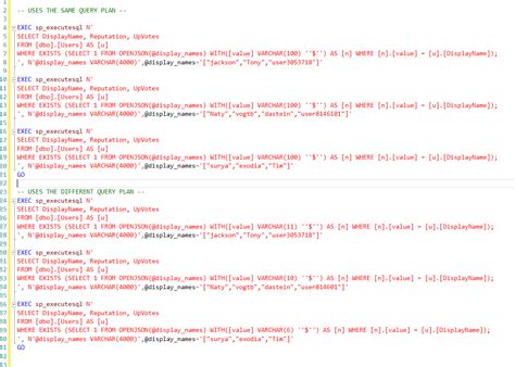 In List Queries Are Not Parameterized Causing Increased Sql Server