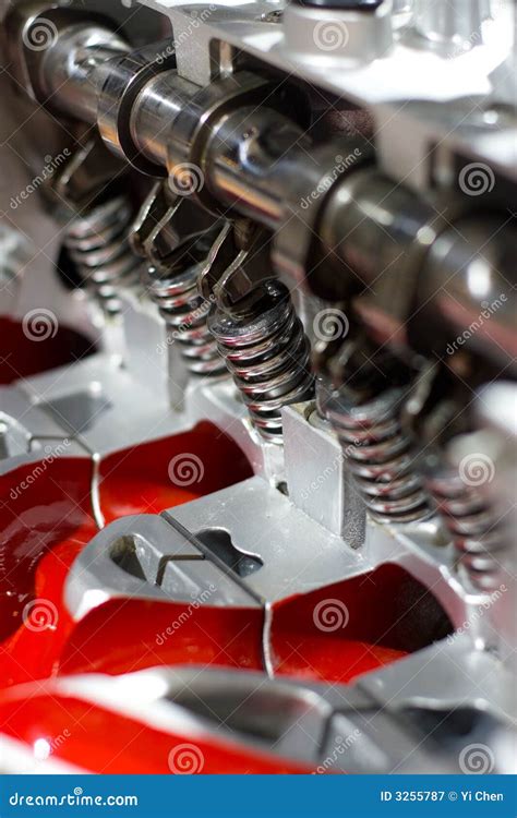 Red Engine Stock Image Image Of Plunger Stopcock Engine