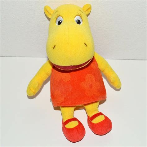 Backyardigans Plush Toy Lot Uniqua Tyrone Pablo Tasha 8 Ty Beanie