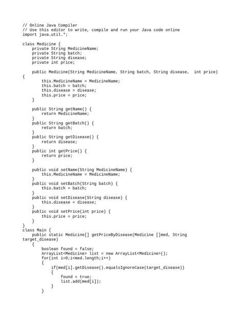 Code1 Pdf Computer Programming Object Oriented Programming