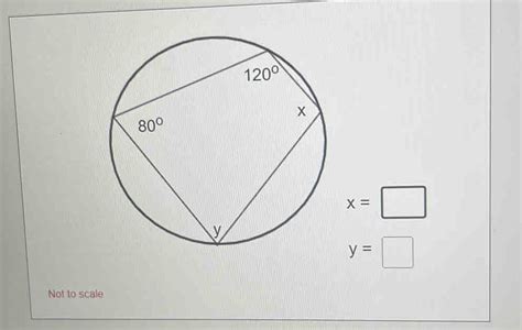 x y not to scale [math]
