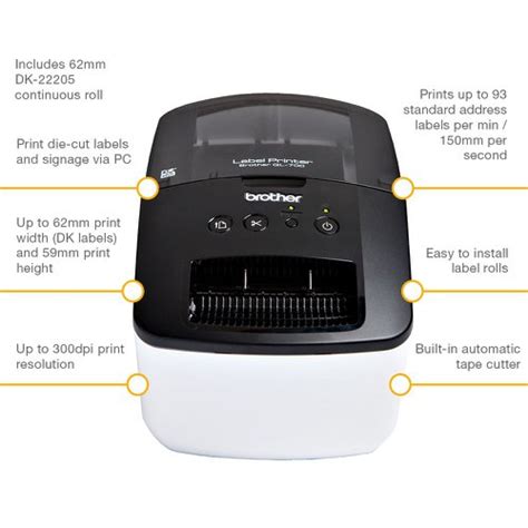 Brother QL 700 Desktop Label Printer