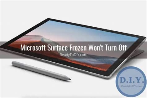 Microsoft Surface Keeps Freezing Crashing Ready To DIY