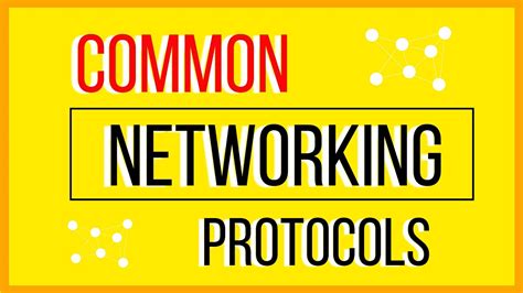 Common Networking Protocols Youtube