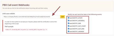 how to connect zadarma to flowlu