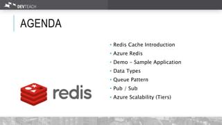 Azure Redis Cache Cache On Steroids PPTX Databases Computer Software And Applications