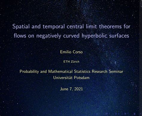 Spatial And Temporal Central Limit Theorems For Flows On Negatively