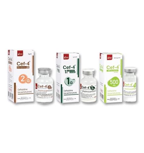 Cef 4 Dosage And Drug Information Mims Thailand