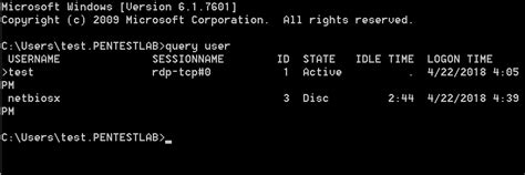 Lateral Movement RDP Penetration Testing Lab