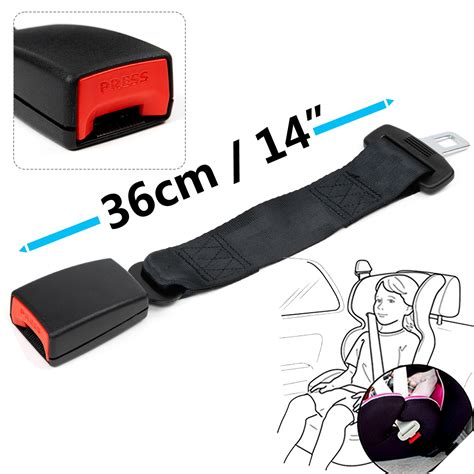 범용 자동차 안전 벨트 익스텐더 연장 스트랩 클립 자동차 안전 벨트 버클 잠금 플러그 삽입 알람 스토퍼 액세서리 36cm Aliexpress