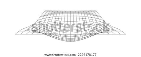 Grid Convex Effec Futuristic Distorted Net Stock Vector Royalty Free 2229178177 Shutterstock